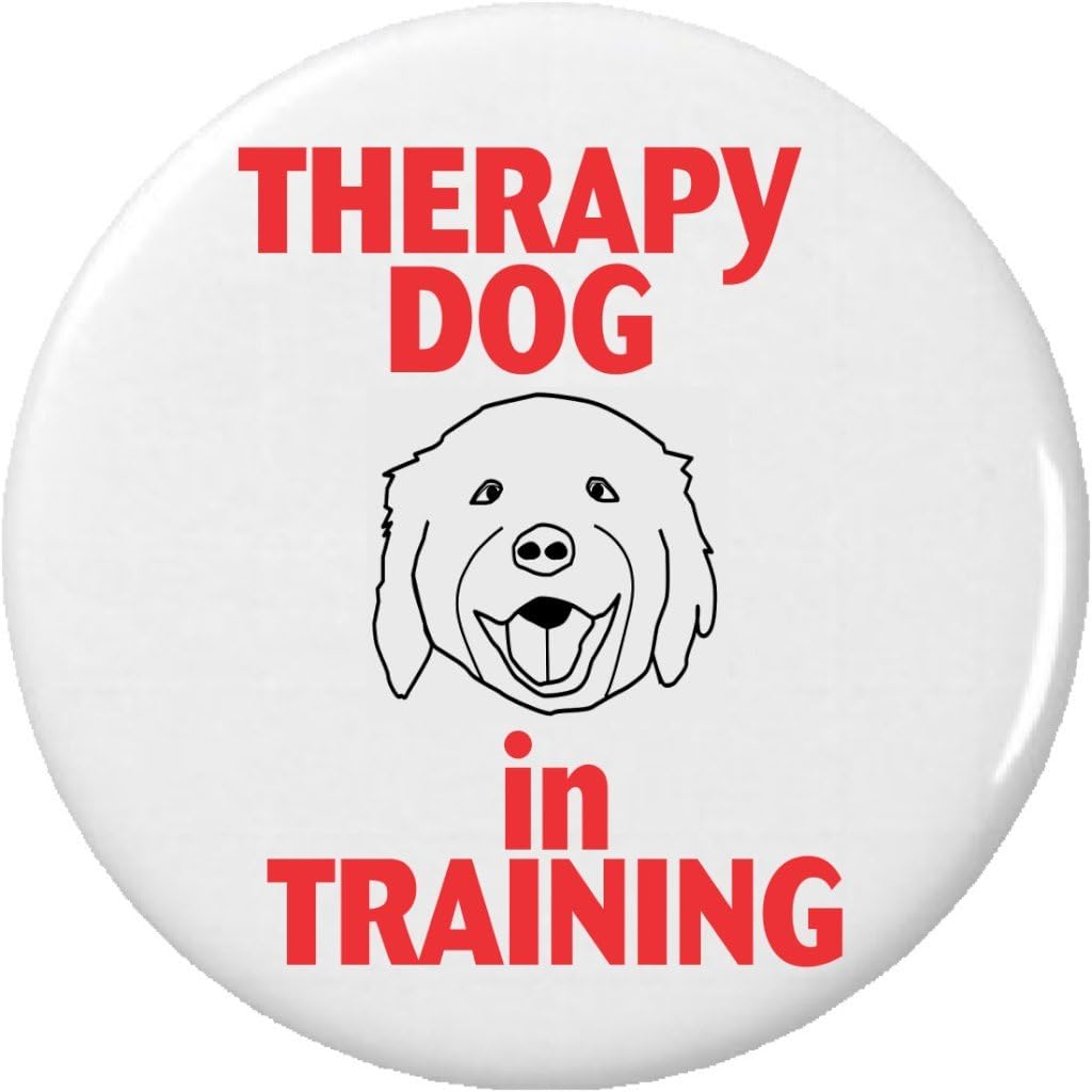 Amazon.com: Therapy Dog in Training 2.25” Large Magnet Service Dog ...