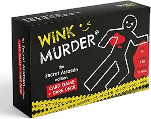 Wink Murder | The Secret Assassin Edition | Card Game & Dare Deck | Card Games for Adults ...