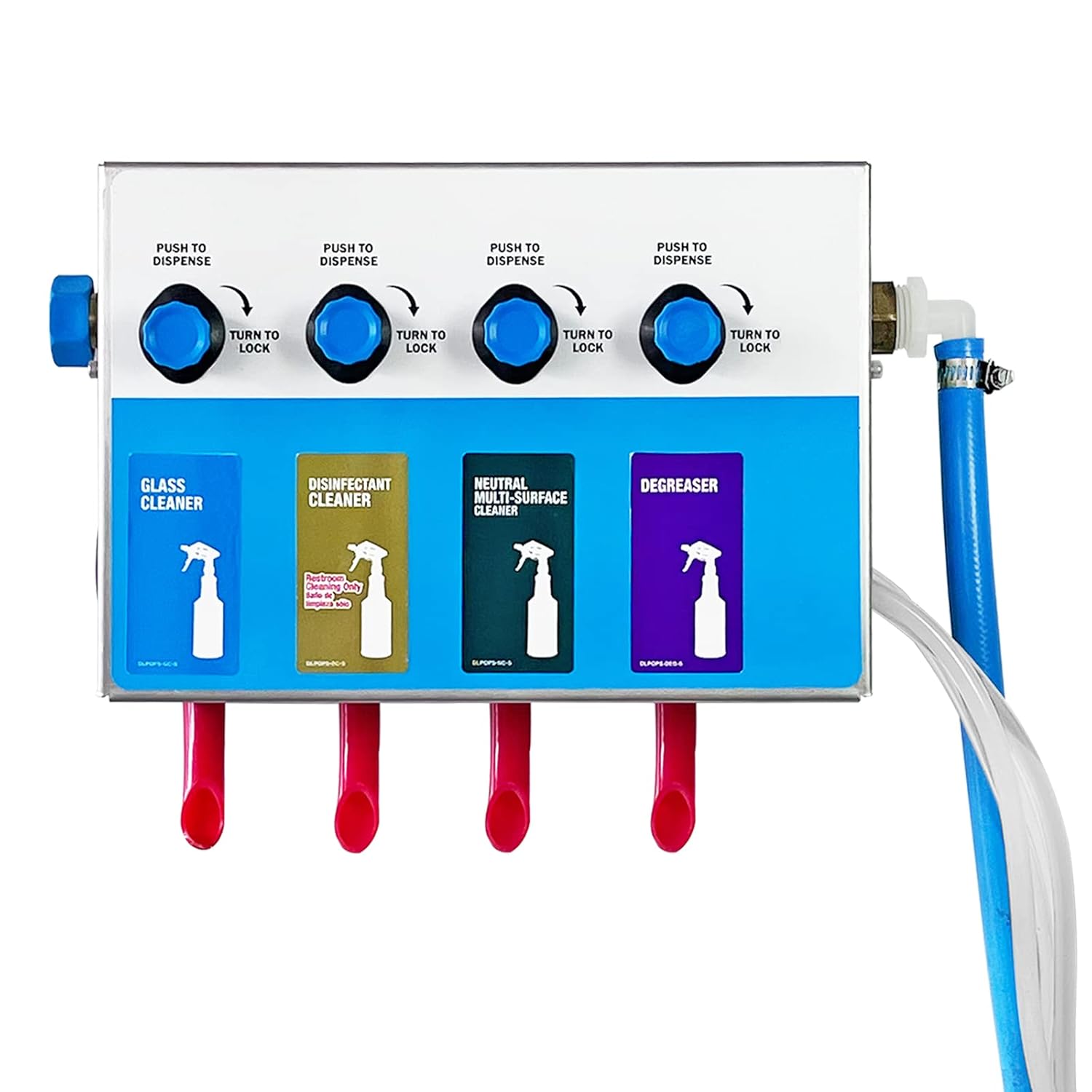 4-Products Spray Bottle Cleaning Chemical Dilution Dispensing ...