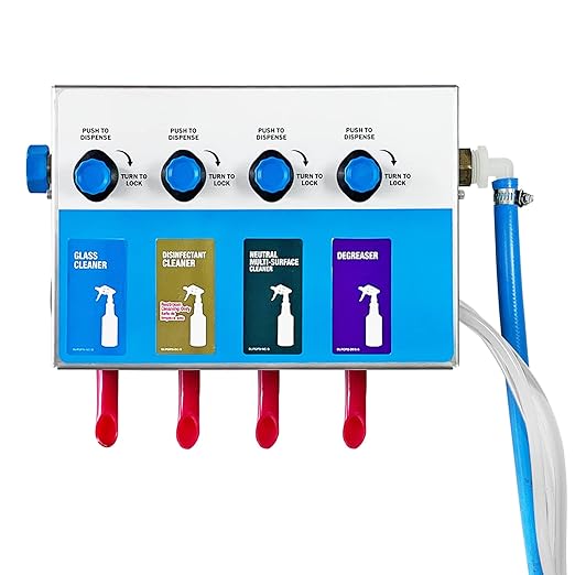 4-Products Spray Bottle Cleaning Chemical Dilution Dispensing ...