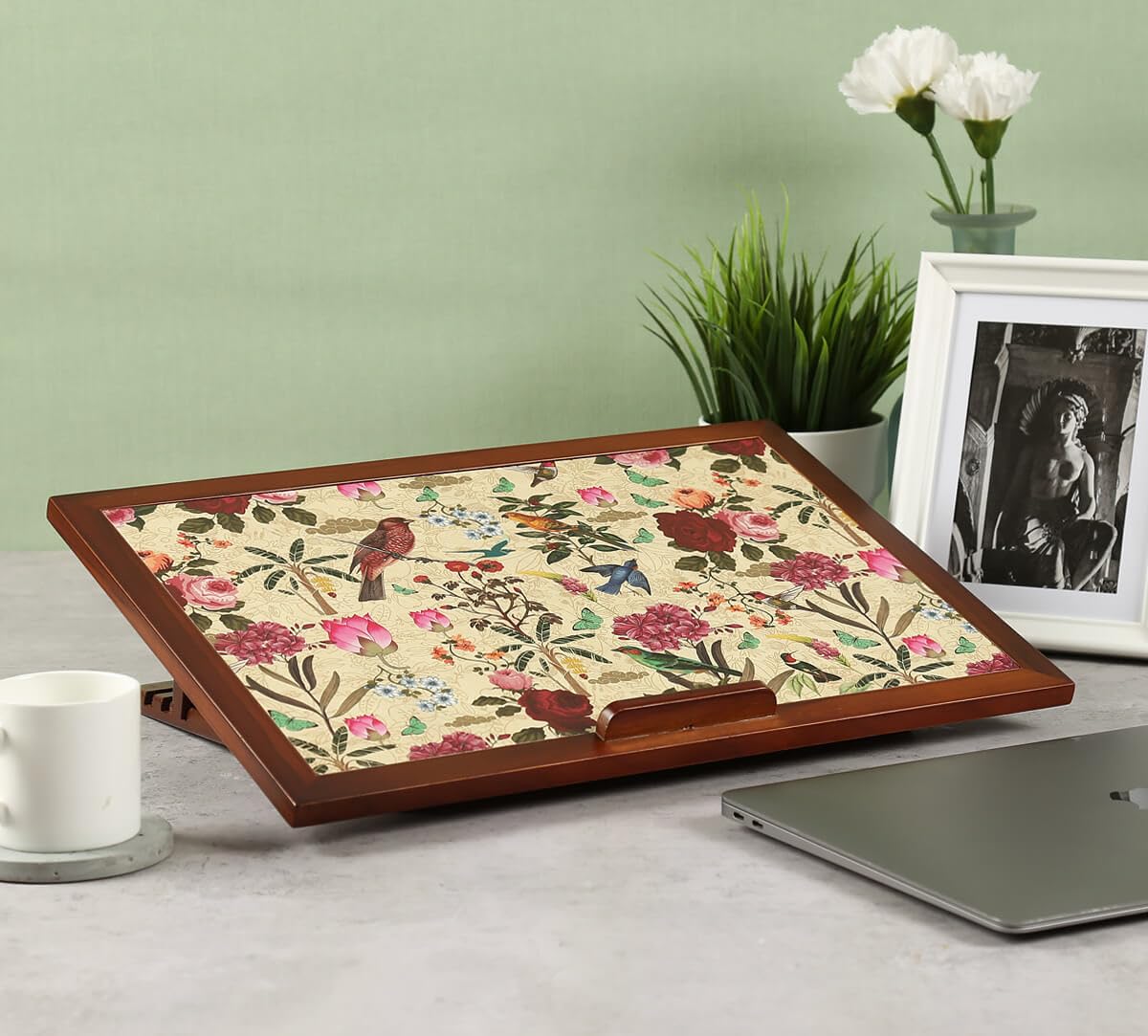 India Circus by Krsnaa Mehta Wood Bird Land Multipurpose Laptop Table ...