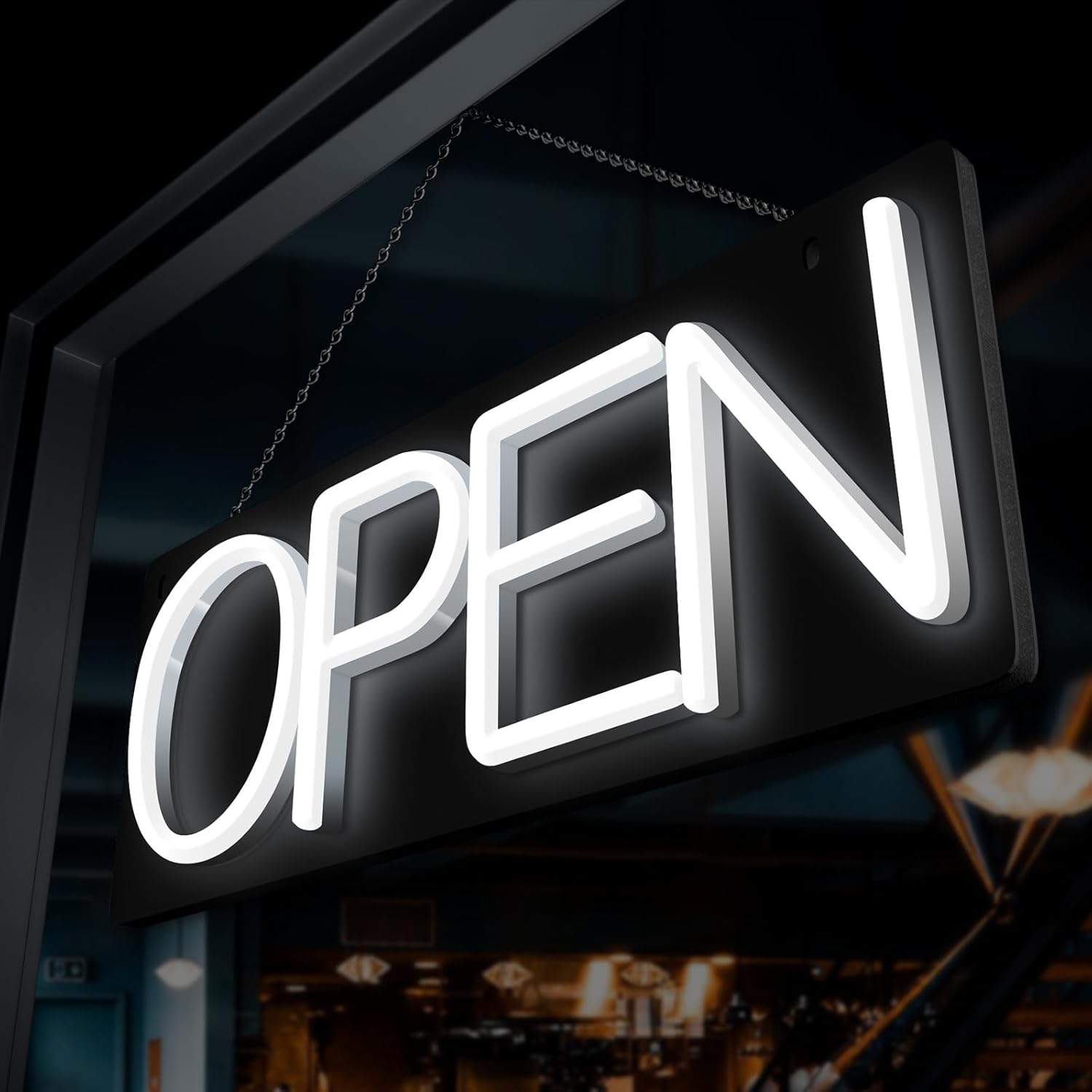 Amazon.com: Led Open Sign for Business, Ultra Neon Open Sign 12V/2A ...