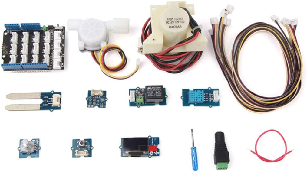 Amazon.com: SeeedStudio Grove Smart Plant Care Kit for Arduino with Temperature, Humidity ...
