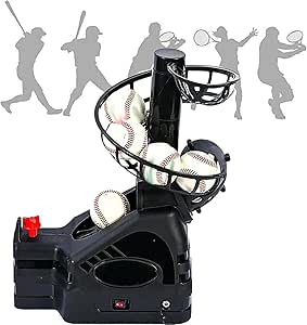 Amazon.com : HAILM Ball Launcher Machine,Rechargeable Baseball Toss ...