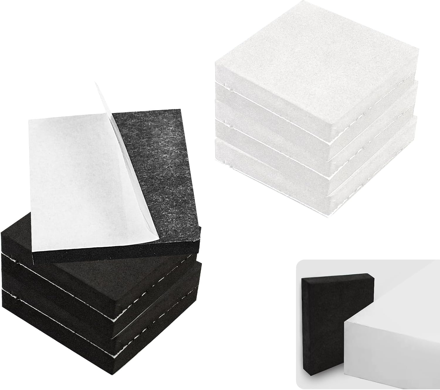 Udewo Anti Shake Fixer Headboard Stoppers - 10 PCS Self Adhesive Bed ...