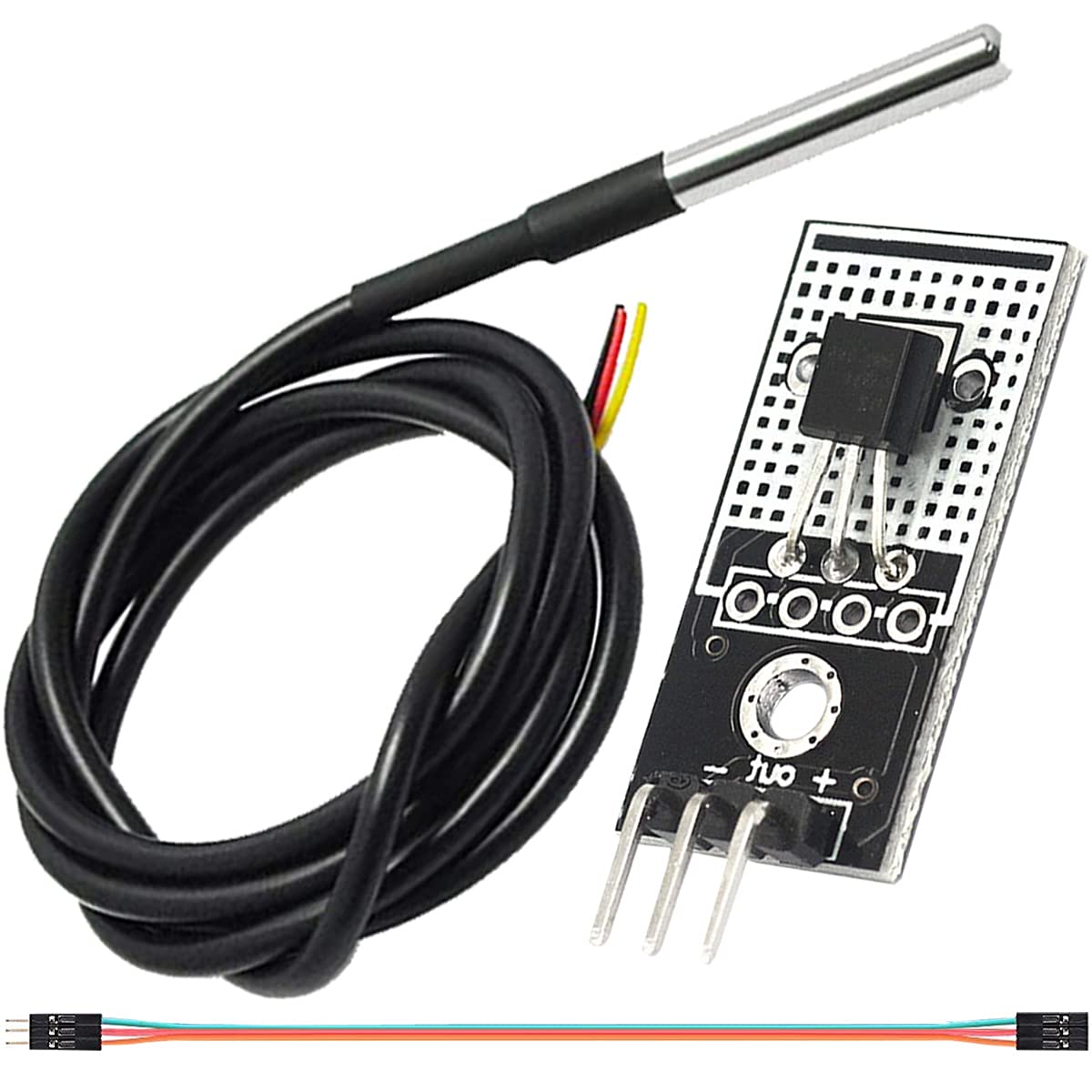 Youmile Temperature Sensor LM35DZ, Waterproof Temperature Probe Line 1M ...