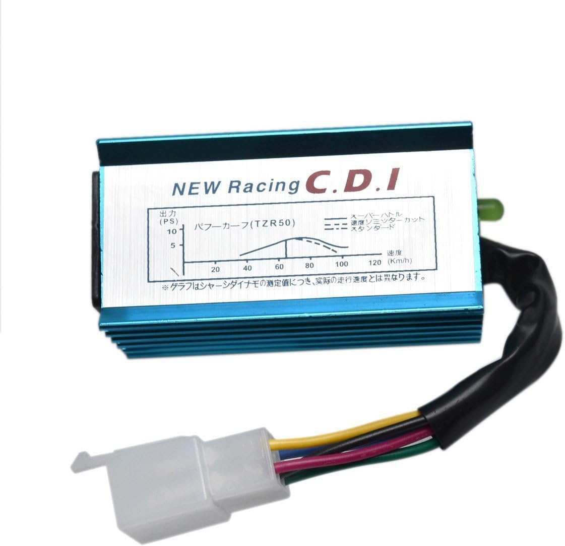 Amazon.com: ZXTDR 5 Pin Racing Lgnition AC CDI Box For 50cc 70cc 90cc ...