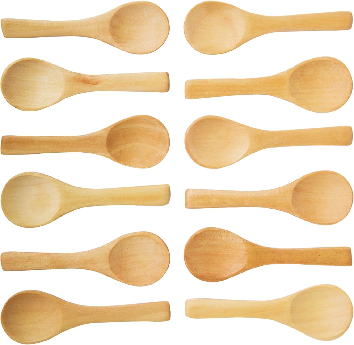 Amazon.com: Mini Wooden Spoons 50Pcs - Small Natural Wooden Spoons ...
