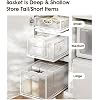 Amazon.com: ODOROKU Sliding Cabinet Basket Organizer Drawer Pull Out ...