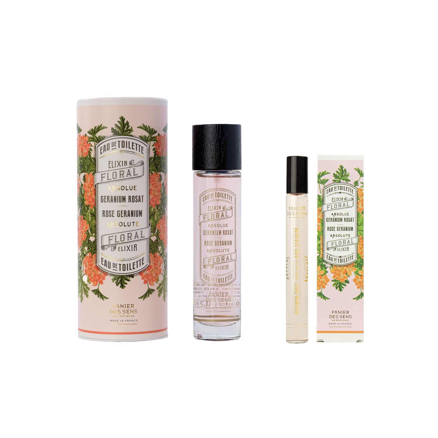 Panier des Sens – Pack Roll-on + Eau de Toilette pour Femme – Rose ...