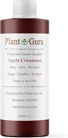Amazon.com: Apple Cinnamon Fragrance Oil 4 fl. oz. Scented Oil for DIY ...