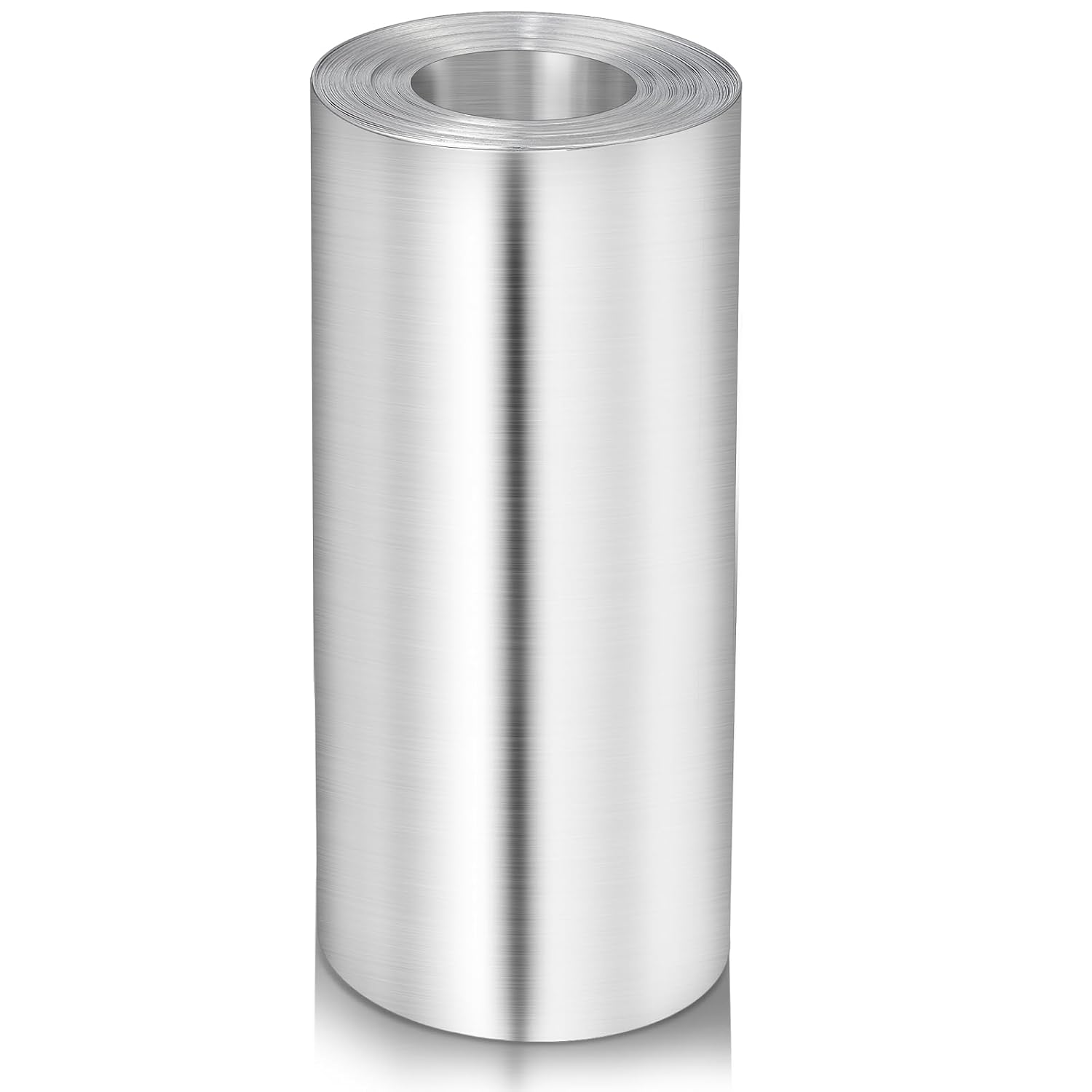 Gisafai 1 Roll 6 Inch 50 Feet Zinc Metal Strip Wide Zinc Strip for Roof ...