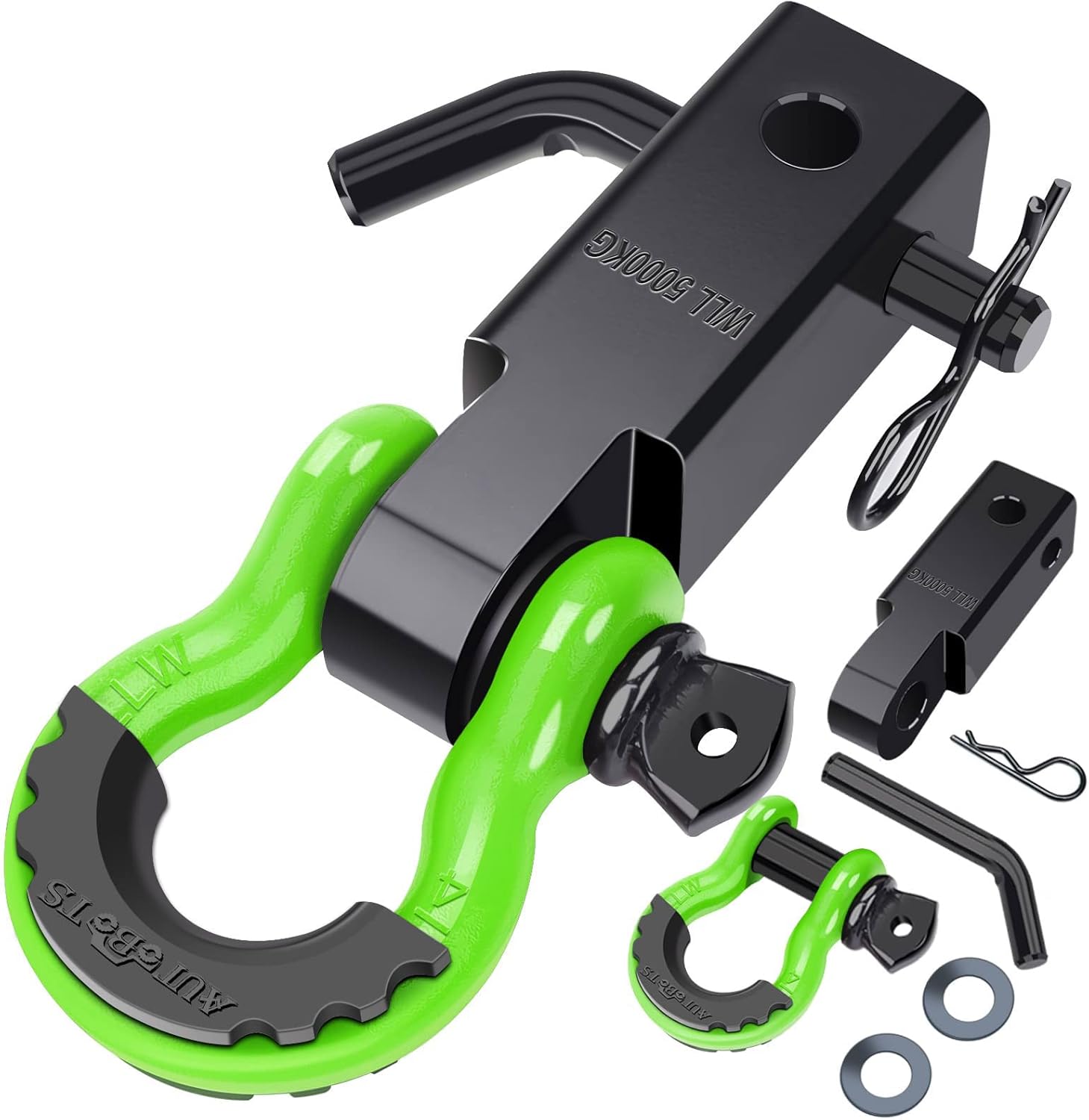 Amazon.com: AUTOBOTS Shackle Hitch Receiver 2", 45,000 Lbs Break ...