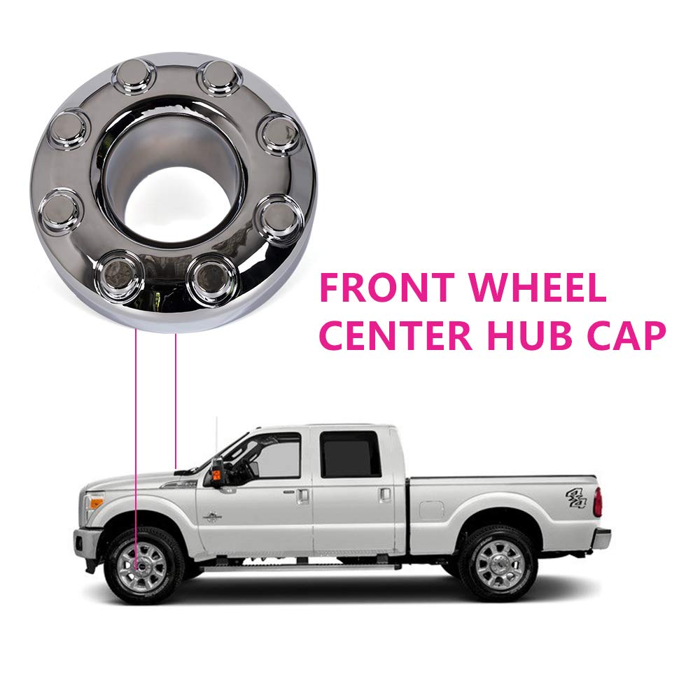 Snapklik.com : G-PLUS Dually Front 4X4 Open Chrome Wheel Center Hub Cap ...