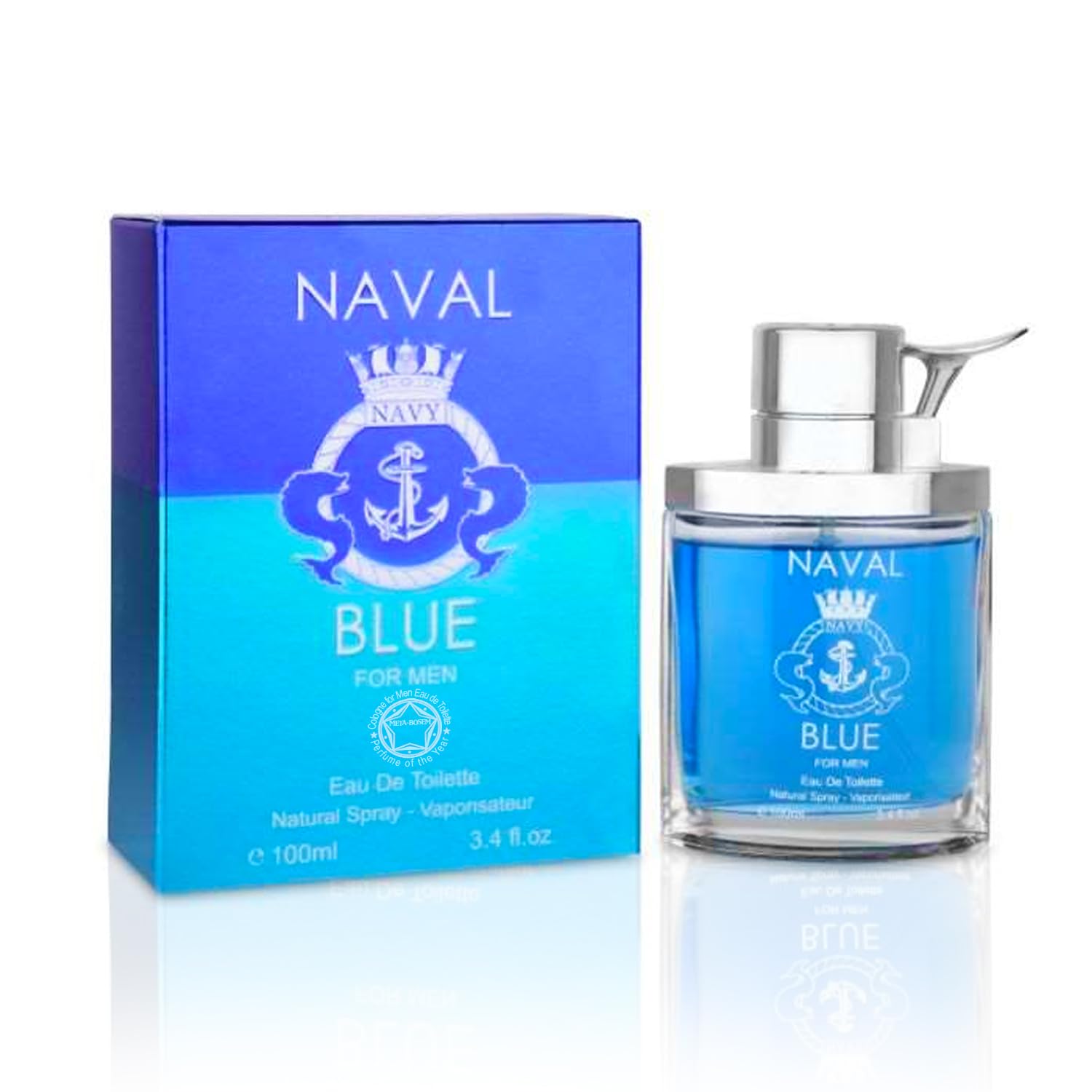 Amazon.com : META-BOSEM Naval Blue for Men Cologne Aquatic Fragrance ...
