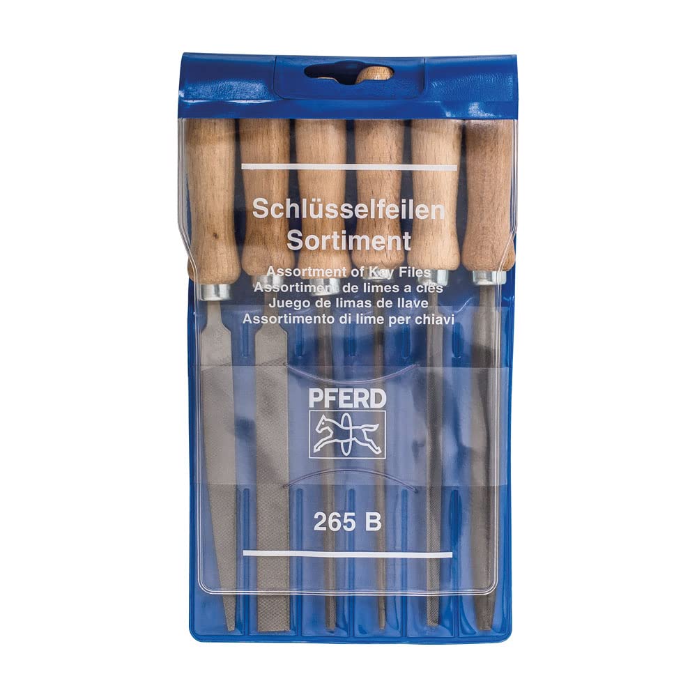 Amazon.com : Pferd Key File Set 265 B in Plastic Pouch, 6 Files, 4 inch ...