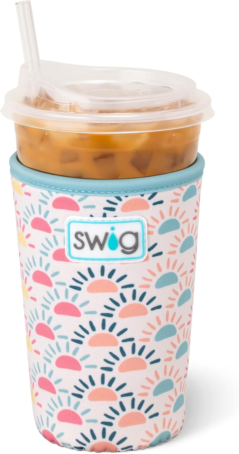 Amazon.com: Swig Life Medium Iced Cup Coolie, Standard 22oz Iced Coffee ...