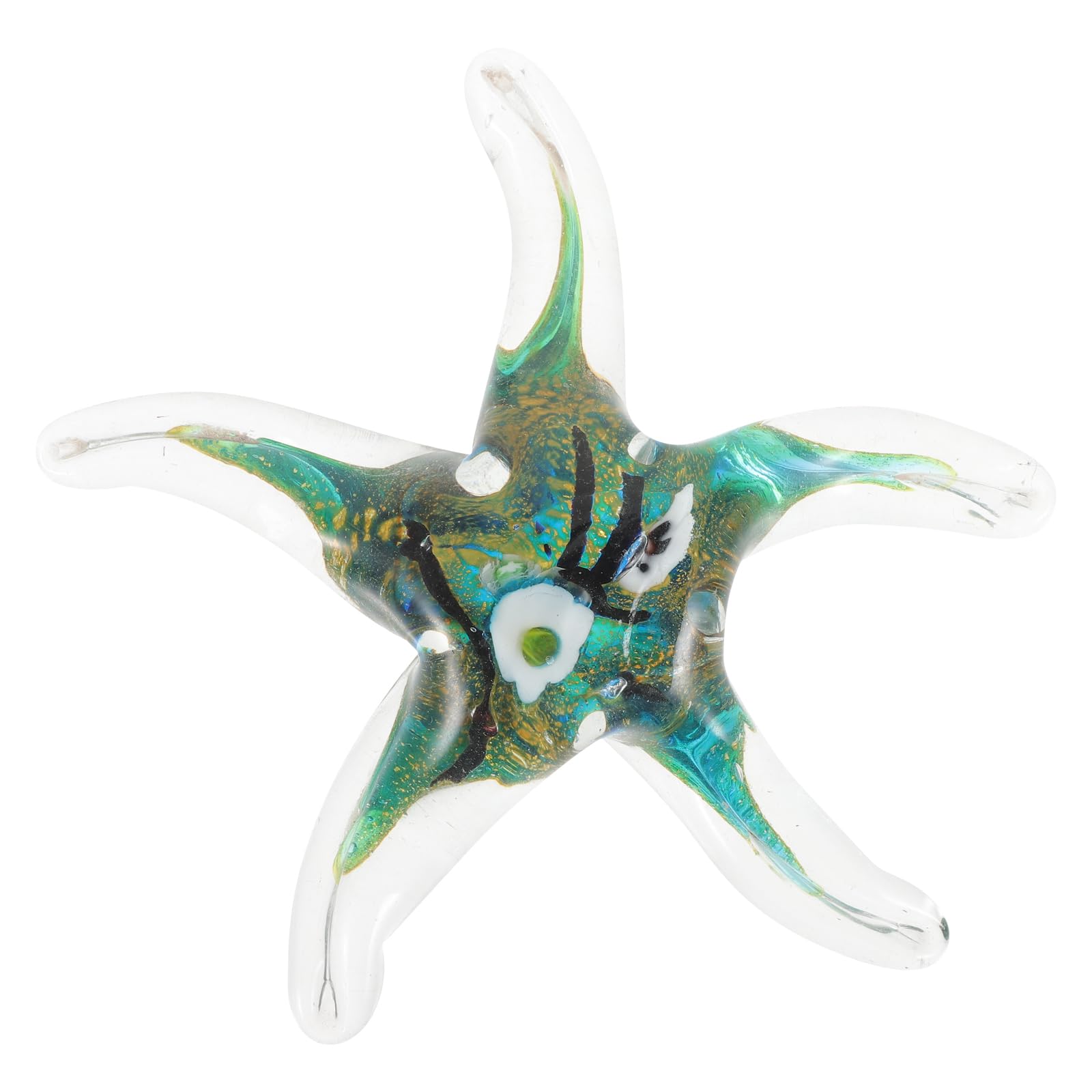 Amazon.com: VOSAREA Glass Figurine Handmade Murano Style Glass ...