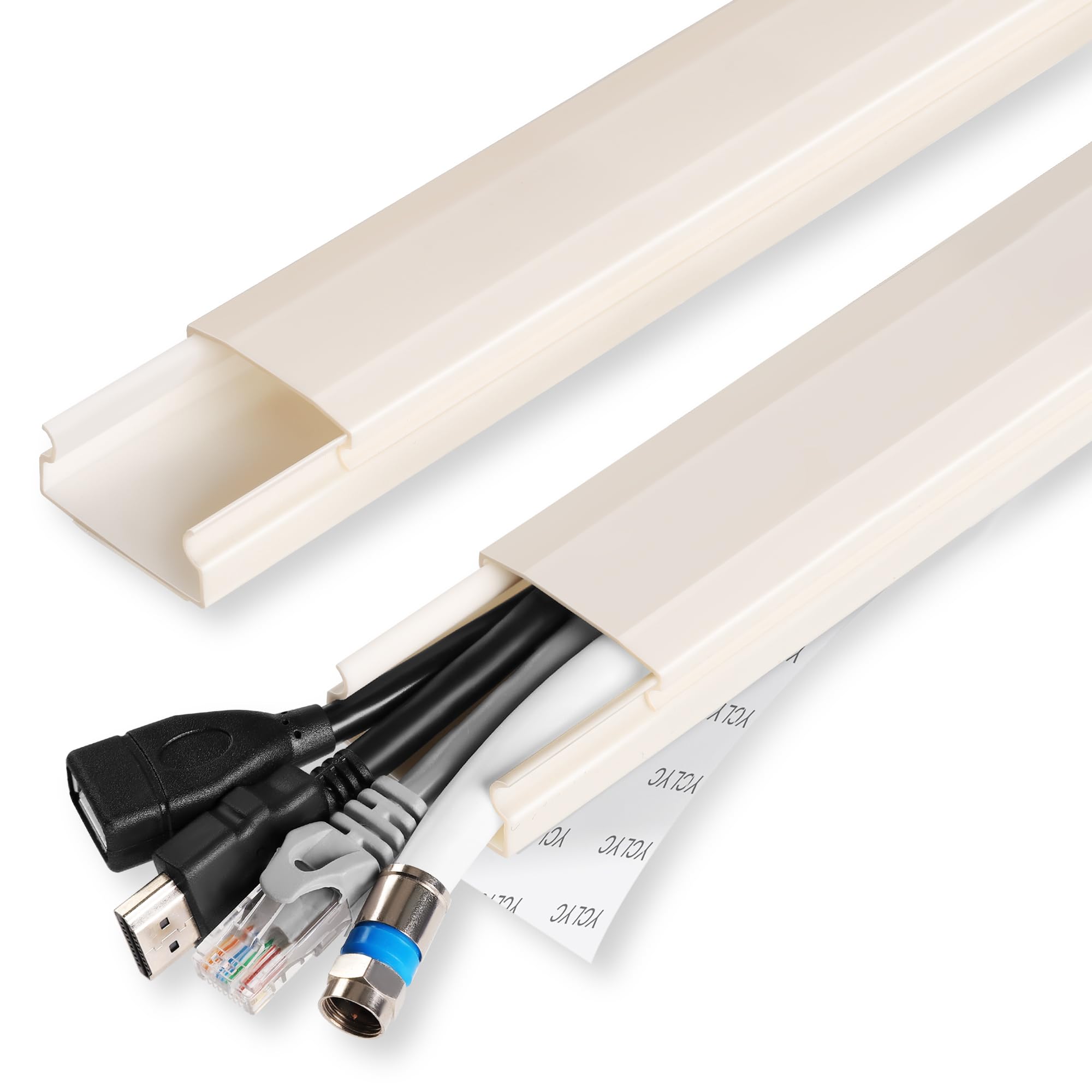 Amazon.com: TV Cable Hider - 62.8in PVC Cord Hider Cable Management ...