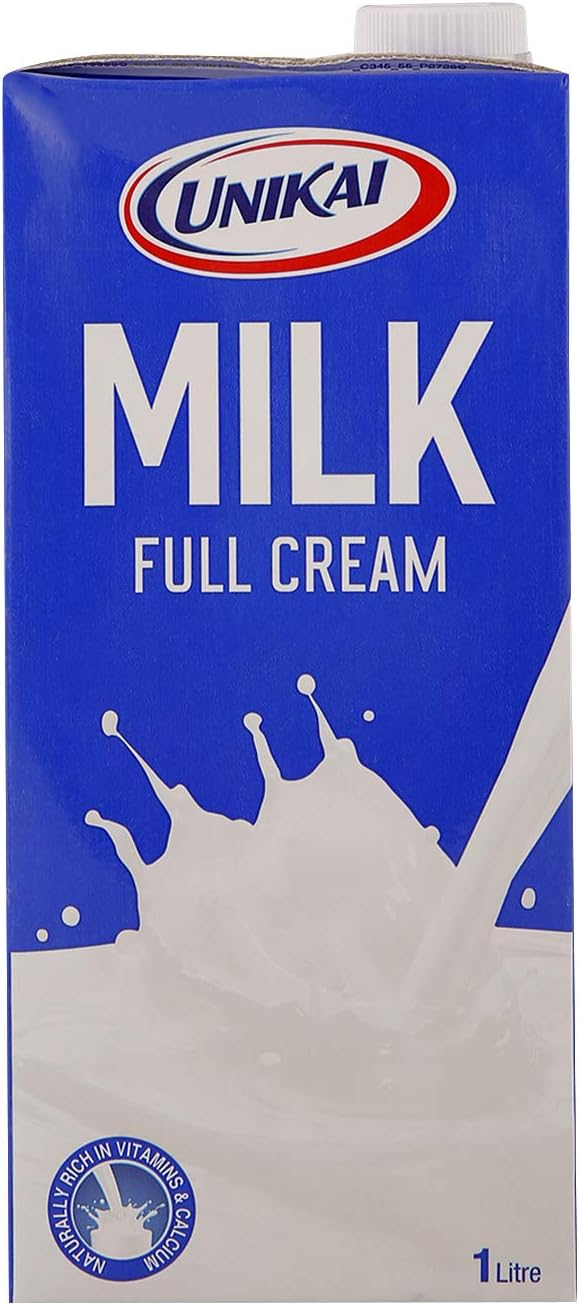 Unikai Full Cream Milk In Tetra Pack, 1 Litre : Amazon.ae: Grocery
