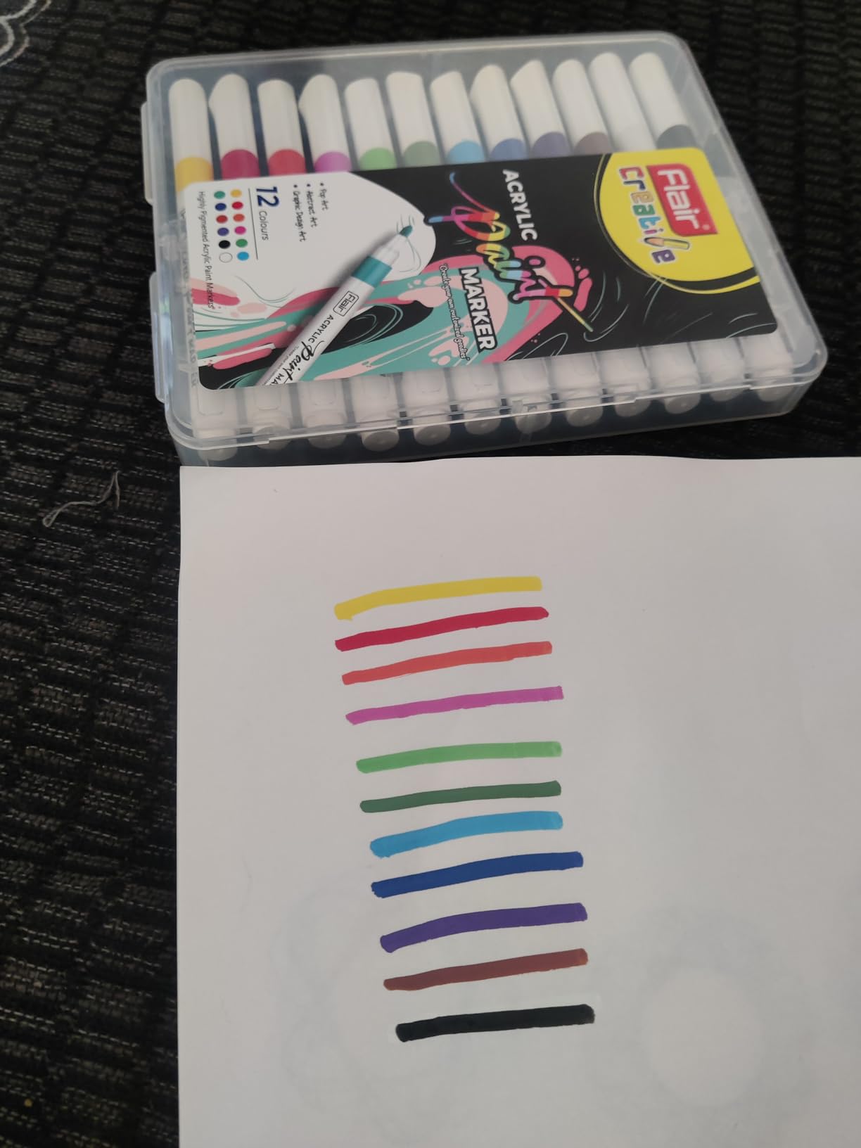 FLAIR Acrylic Paint Marker Set
