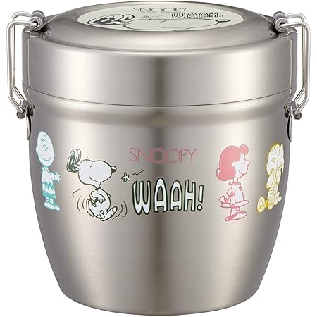 Amazon.co.jp : スケーター 抗菌 保温弁当箱 丼型 ステンレス 弁当箱 スヌーピー オーサム 550ml STLBD6AG-A : ホーム＆キッチン