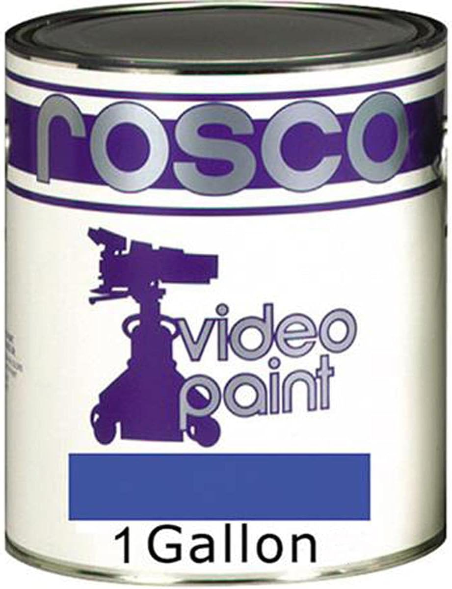 Rosco Chroma Key Paint, Matte, 1 Gallon, Blue - Amazon.com