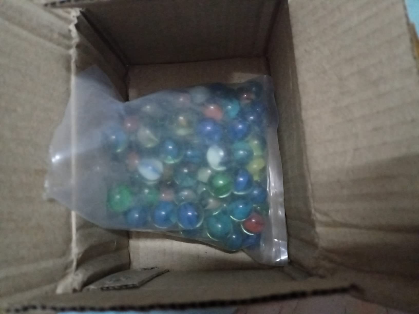 pmw - Marbles - 100Pcs - Glass Playing Balls - Kanche - Goli ...