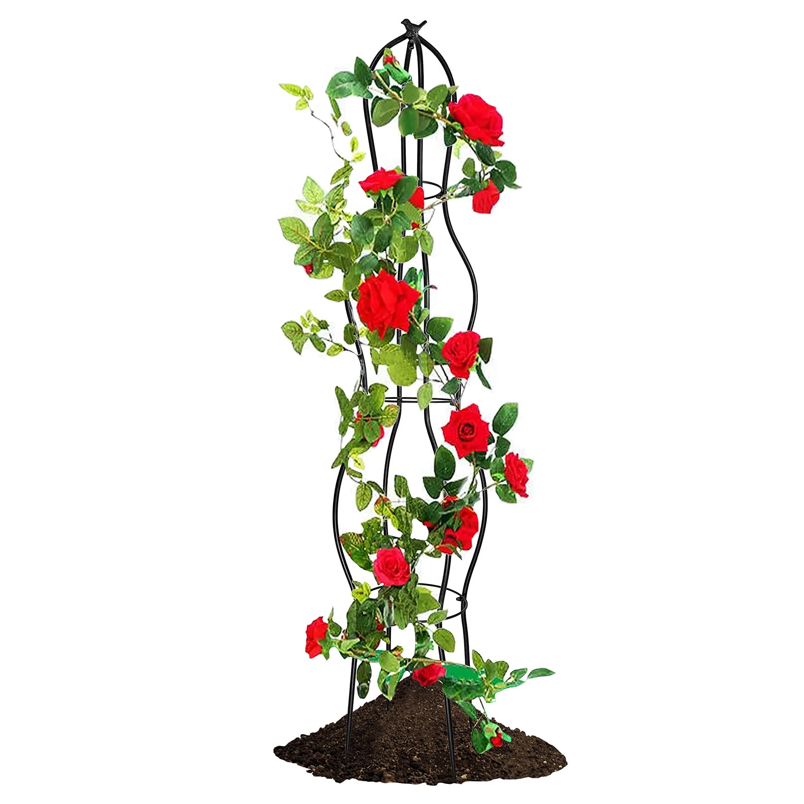 Snapklik.com : 2pcs Metal Garden Trellis, 70 Inch Outdoor Climbing ...
