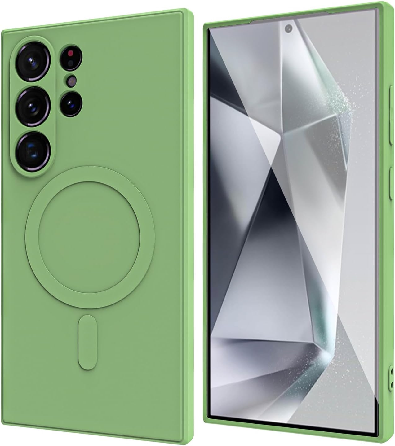 Amazon.com: Omio Magnetic Silicone Case for Samsung Galaxy S24 Ultra ...