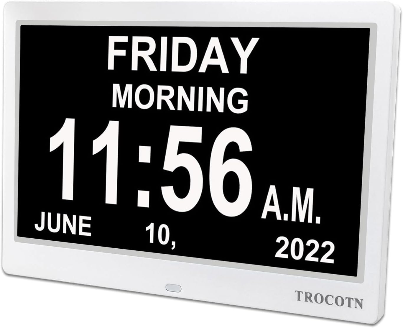 Amazon.com: MASSII 𝗨𝗽𝗴𝗿𝗮𝗱𝗲𝗱 8 Inch Large Dementia Clock 19 Alarms with ...