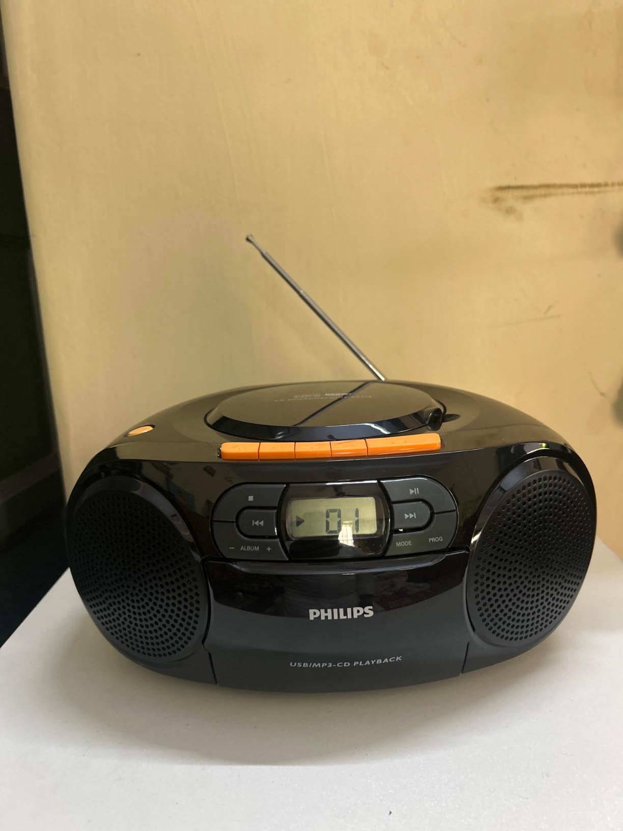 Philips Boombox Portable CD Player - Portable MP3 Player and Cassette ...