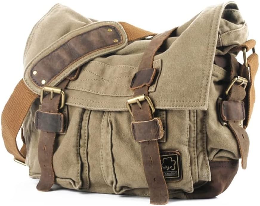 Scruffy Dog Vintage Messenger Bag,Shoulder Bags for Men & Women,Durable ...