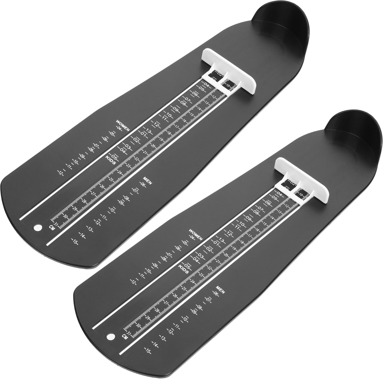 Amazon.com: 2pcs Shoe Measurement Ruler Feet Size Measurer Plastic ...
