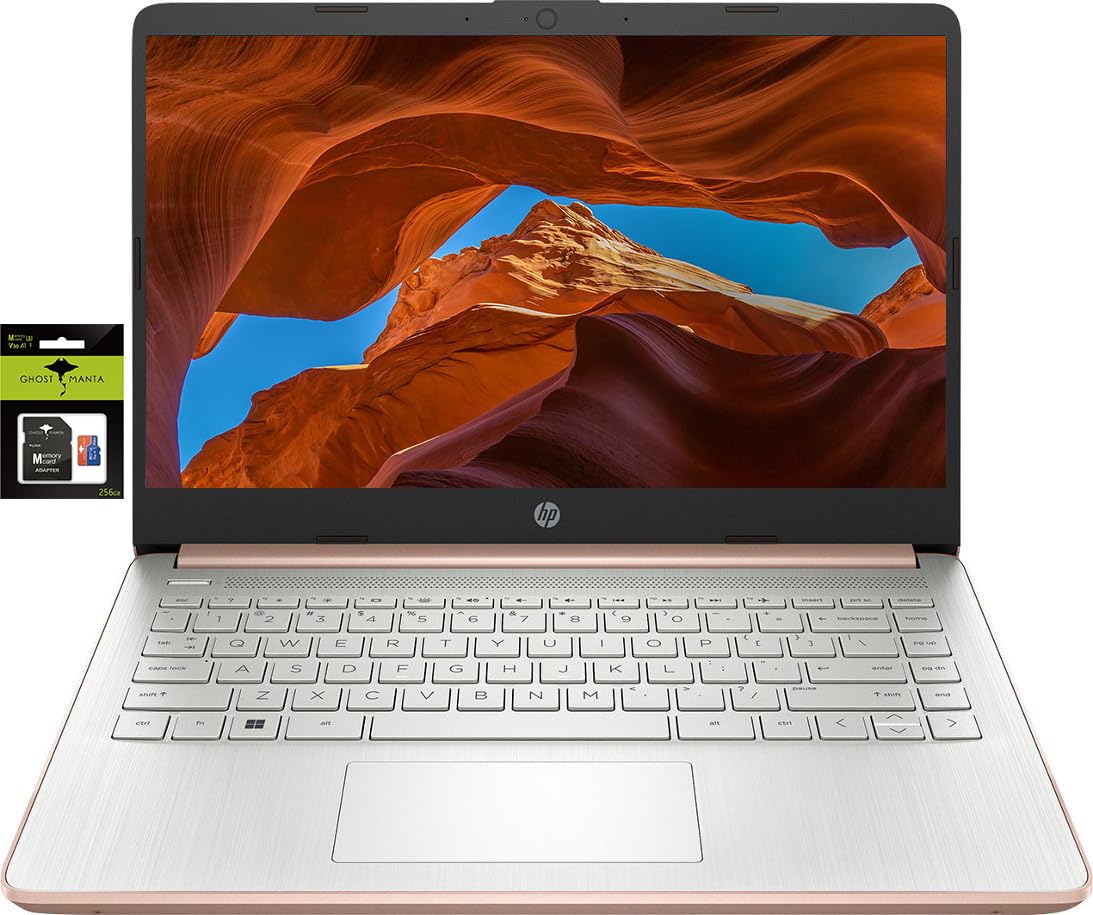 Amazon.com: HP 14 Premium HD Portable Laptop Computer Students Business ...