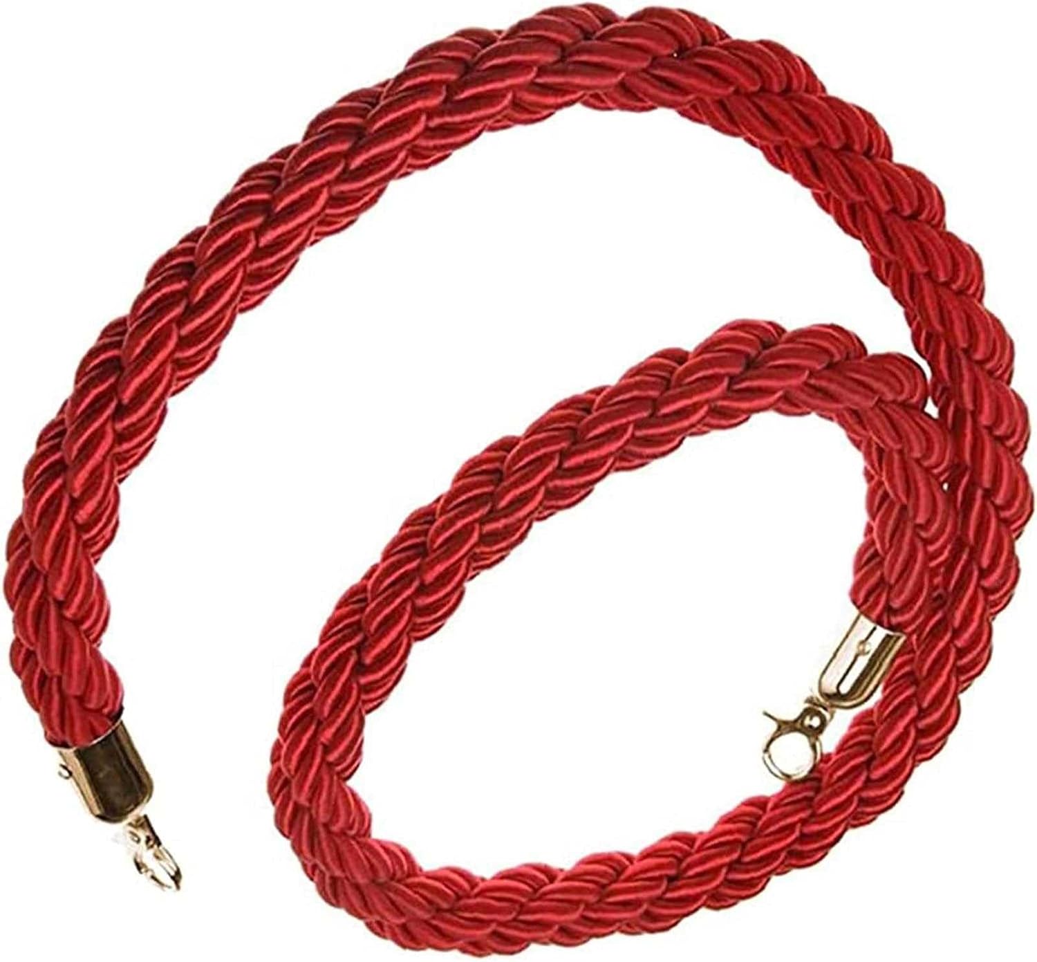 Amazon.com: Queue Barrier Ropes with Hooks, 3/4/5/8Ft Braided/Twisted ...