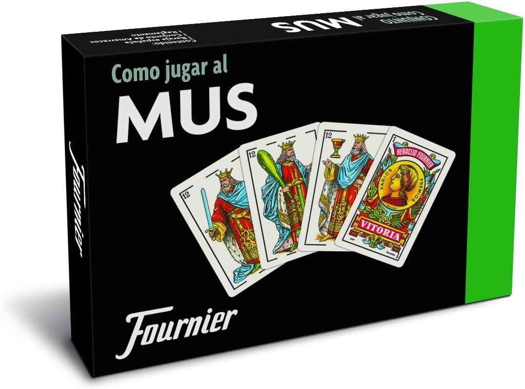 Amazon.com: Fournier – Like Playing Mus, Game Set, 40 Cards (F21710 ...