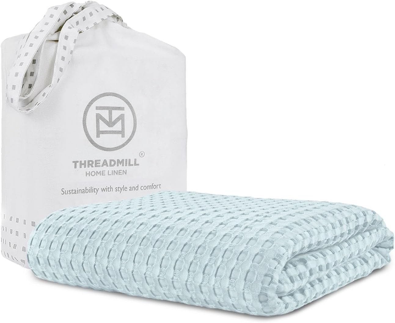 Amazon.com: Threadmill Cooling Waffle Baby Blanket |Made from Rayon ...
