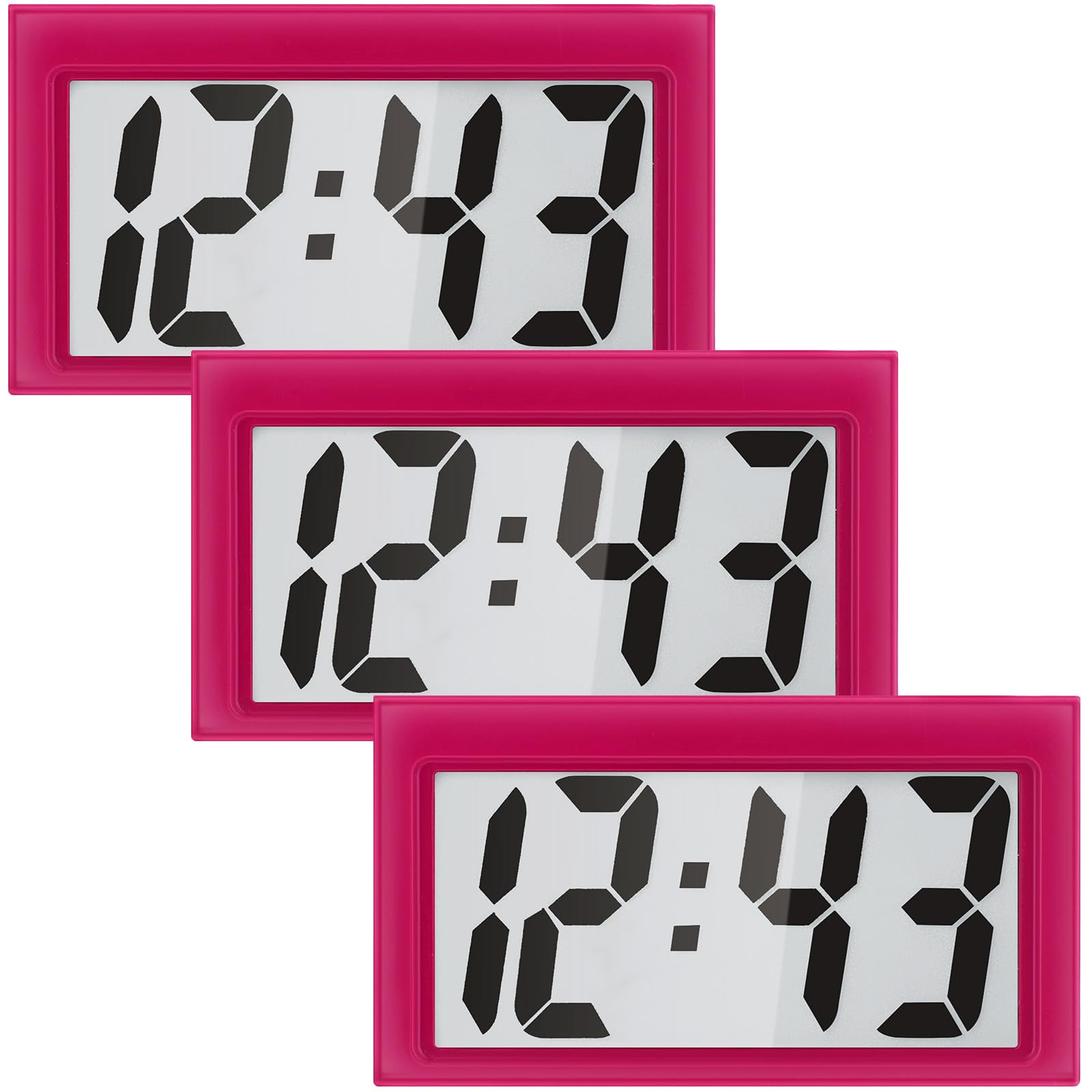 Snapklik.com : Frienda 3 Pieces Mini Digital Clock Small Digital Clock ...