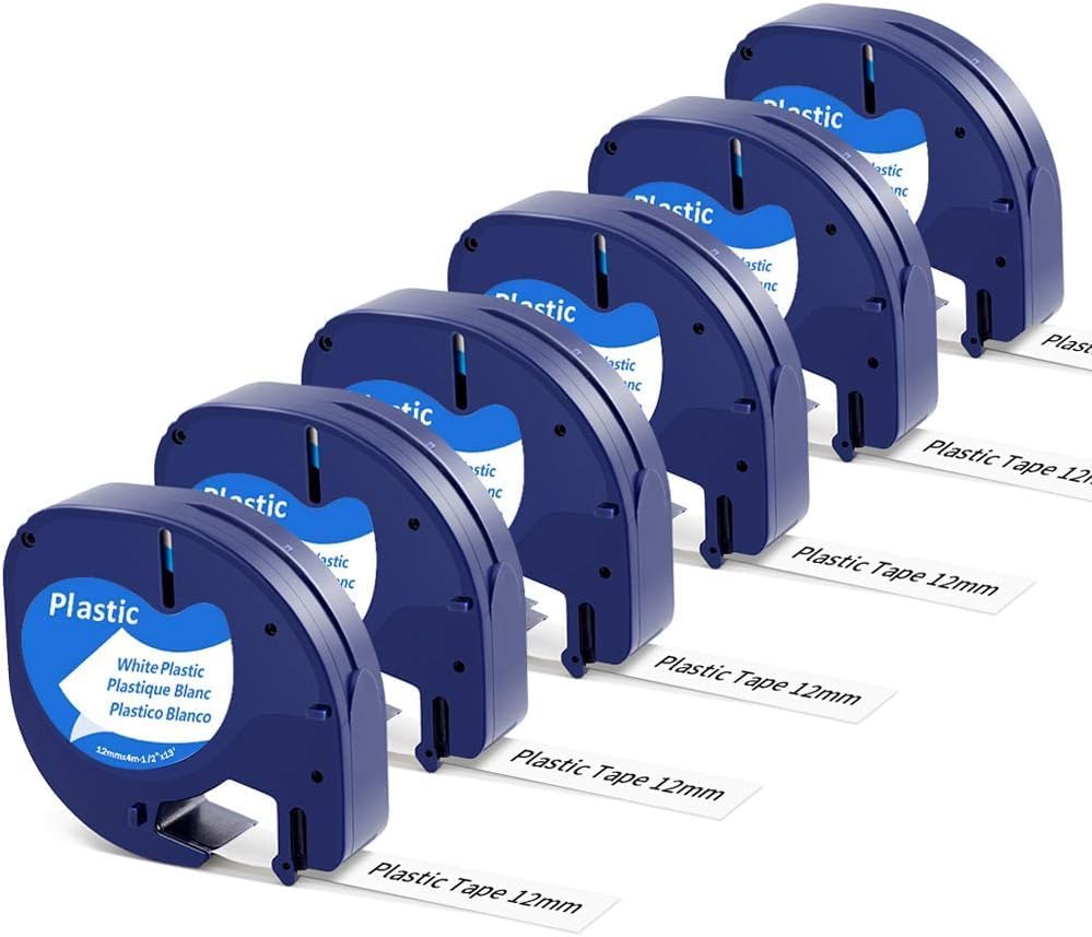 Amazon.com: Label Tape Replacement for Dy.mo Letra.Tag Label Maker ...