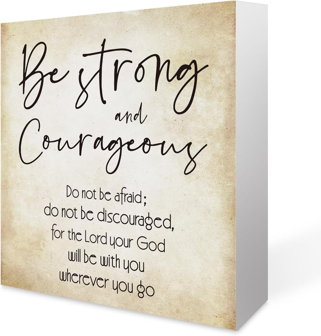 Amazon.com: SRADMO Psalm 23 Wood Box Sign Desk Decor, Bible Verse ...