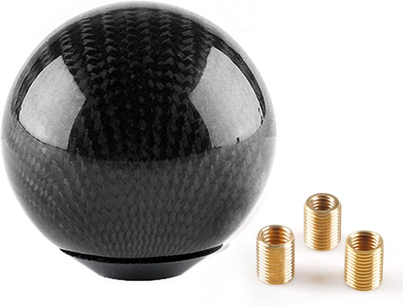 Amazon.com: Top10 Racing Carbon Fiber Style Gear Shift Knob Universal ...