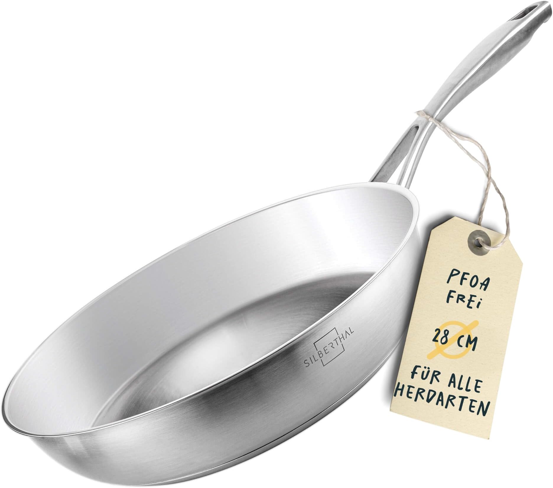 Amazon.de: Hestan NanoBond-Kollektion – Titan-Edelstahl-Bratpfanne 27,9 ...
