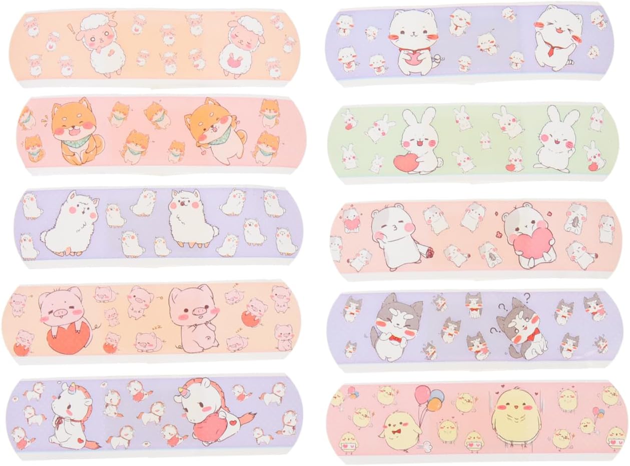 Amazon.com: 2Pack, Cute Kitty Friends Adhesive Bandages 10 Count, 16 ...