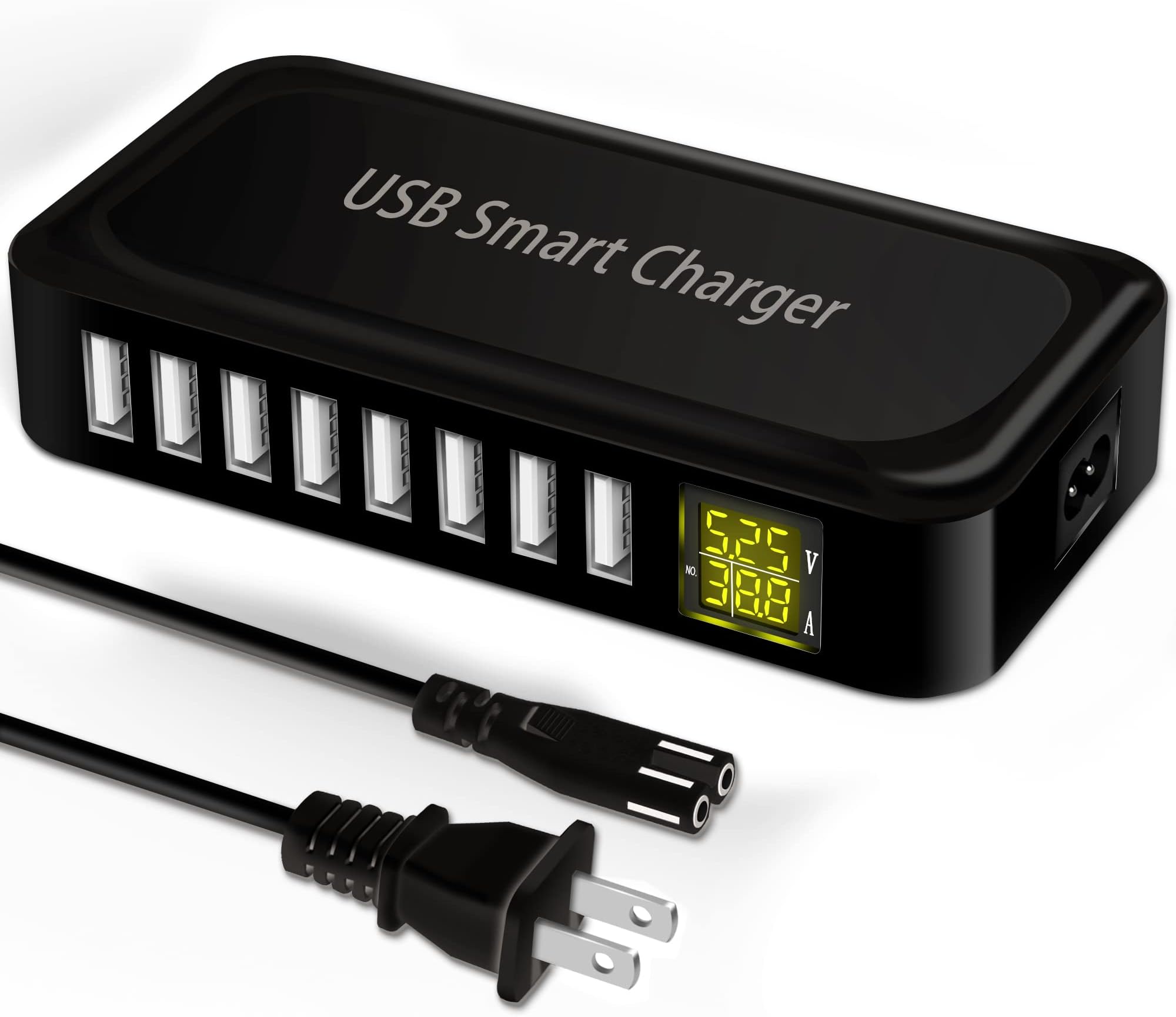 Amazon.com: 60W/12A 8-Port Desktop Charging Station Multiple USB, Multi ...