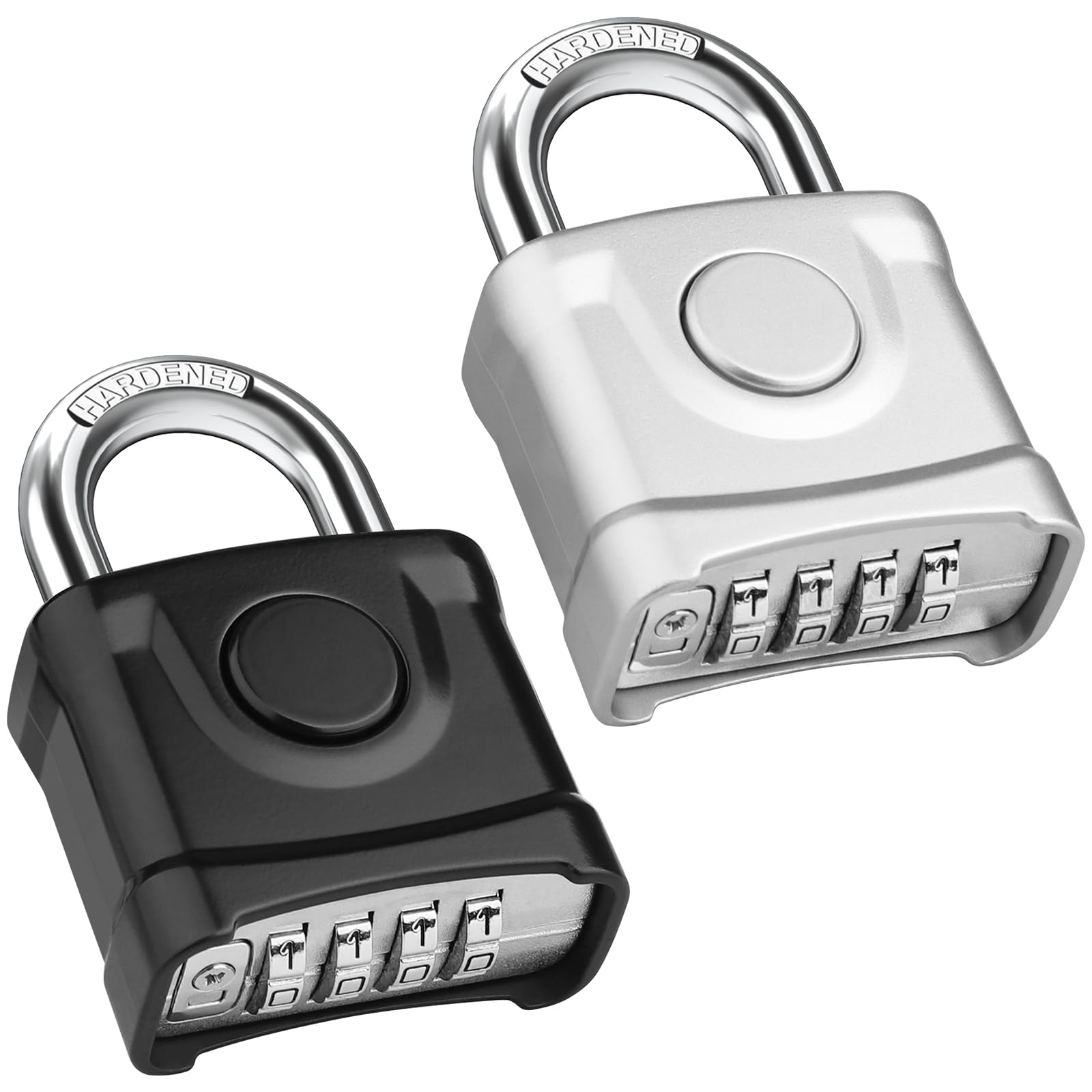 Snapklik.com : 2 Pack Large Combination Padlock One-Key Unlocking ...