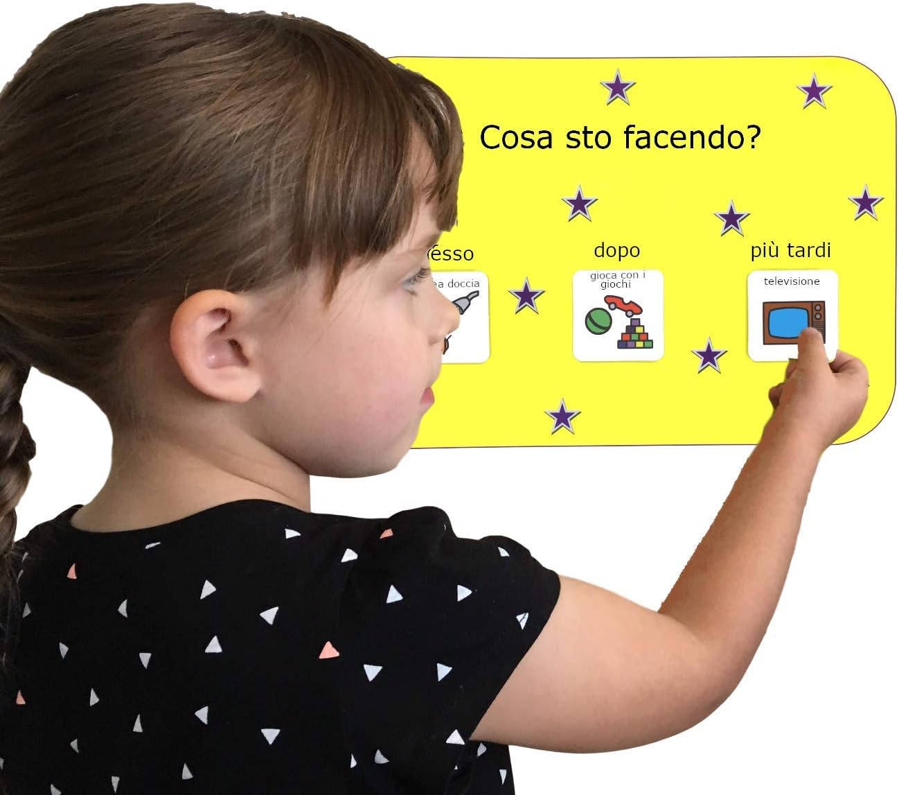 Plastic Visual Now Next Later Board (Italian) – BigaMart