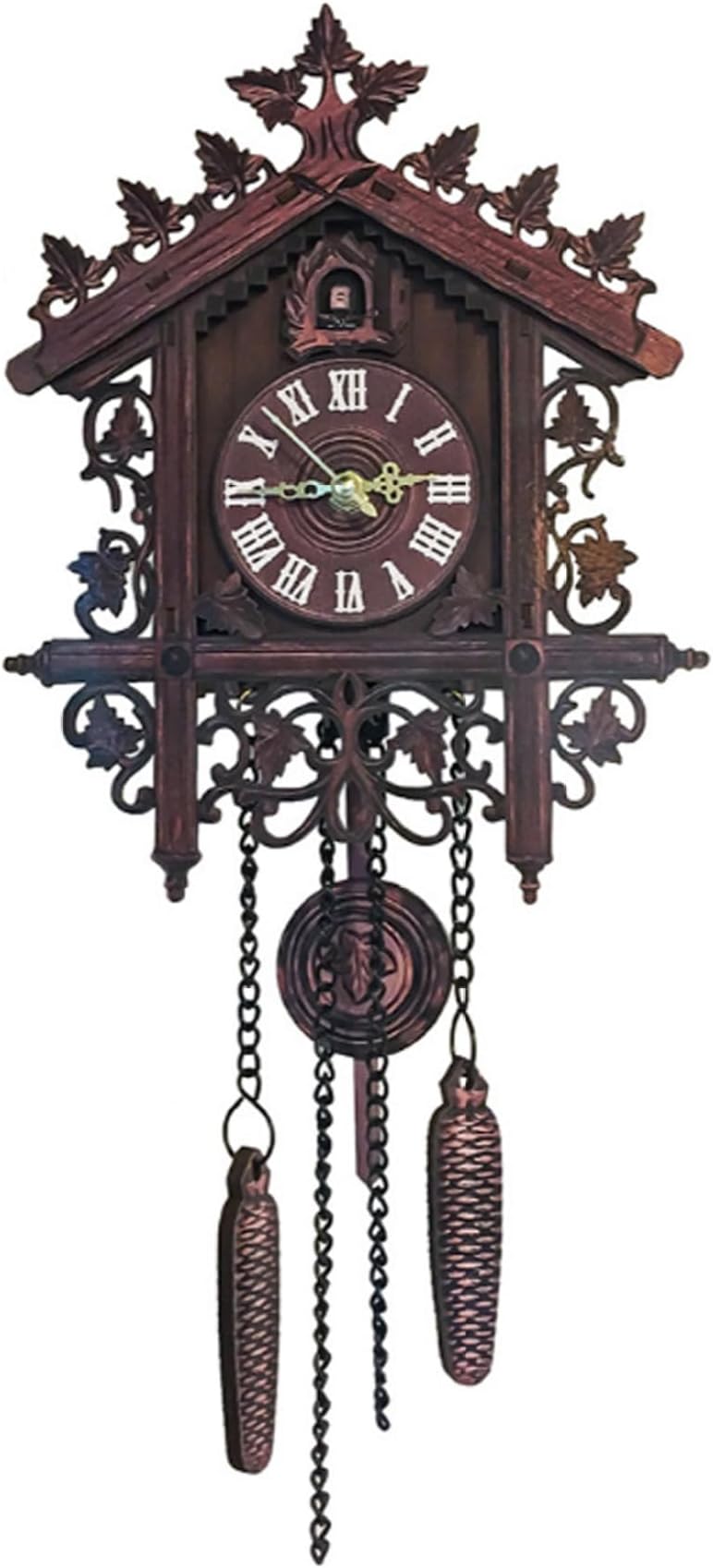 NASSMOSSE Cuckoo Clock for Wall Traditional Vintage Coo Coo Clock ...