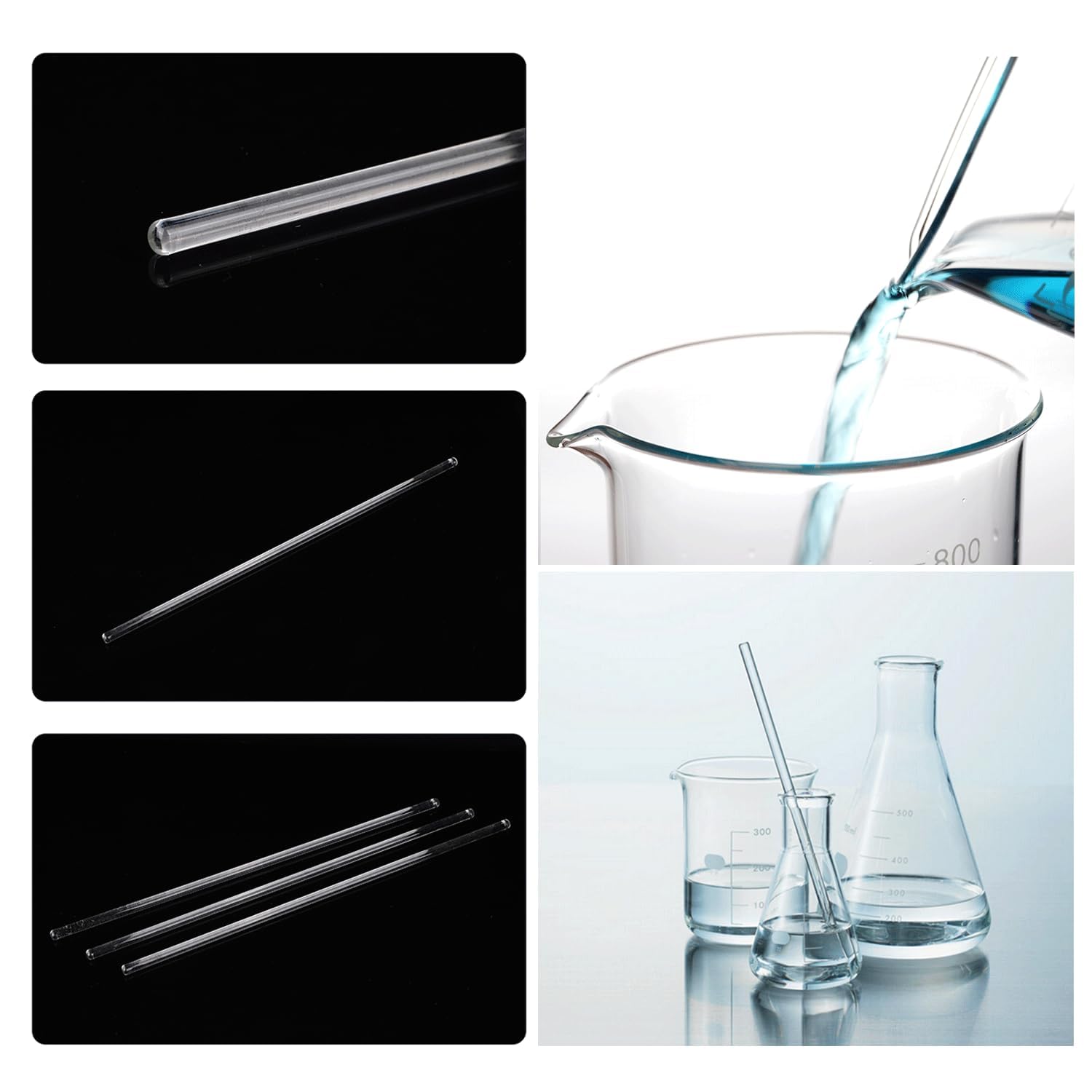 Glass Rod Instrument Science Lab Amazon.com: Sticks Rod Chemistry 5pcs