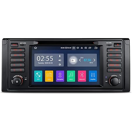 XTRONS 7 Inch Android 10 Head Unit for BMW 7 Series E39 M5, Single Din ...